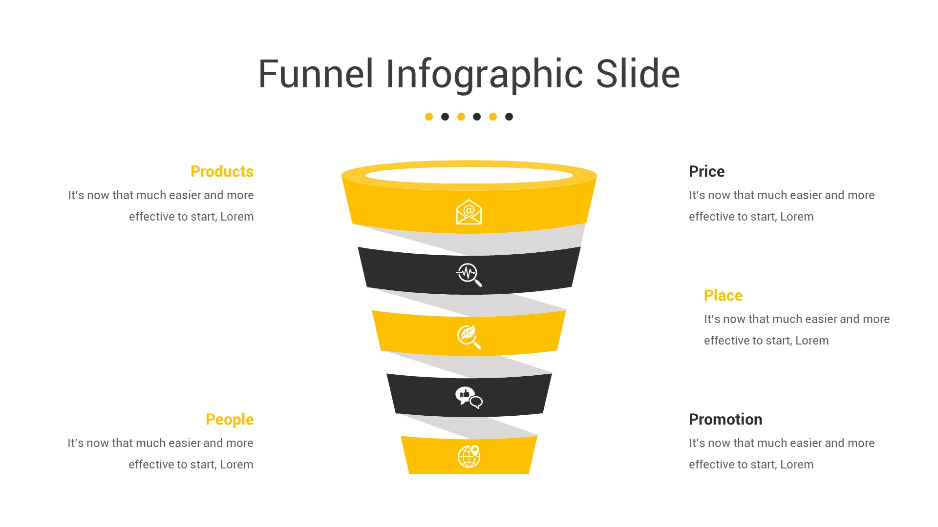 Funnel Infographic PowerPoint Template, Presentation Templates ...