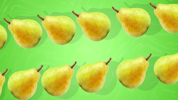 2D Pear Background 4K, Motion Graphics | VideoHive