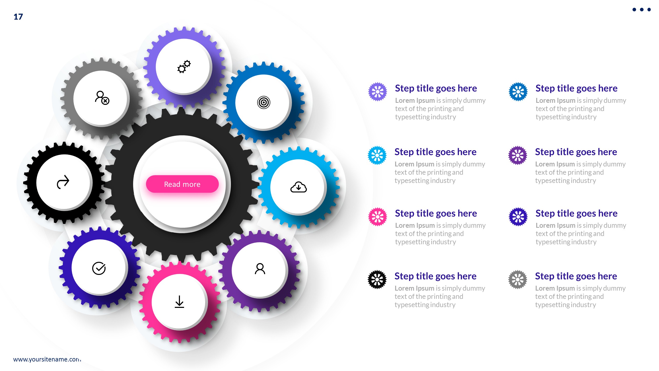 Infographics - Gear Wheel Diagrams, Presentation Templates | GraphicRiver