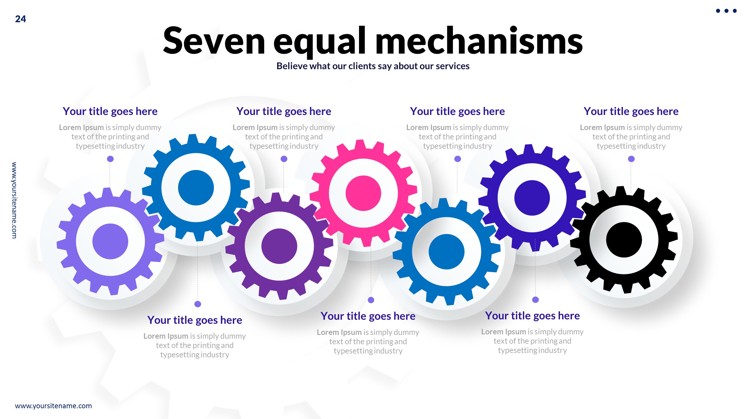 Infographics - Gear Wheel Diagrams, Presentation Templates | GraphicRiver