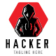 Hacker Man Logo Design Template, Logo Templates | GraphicRiver