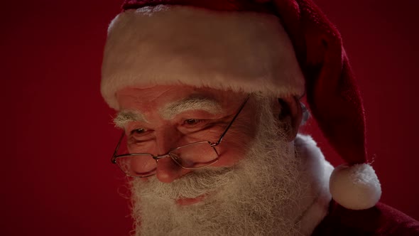 Face of Santa Claus, Stock Footage | VideoHive