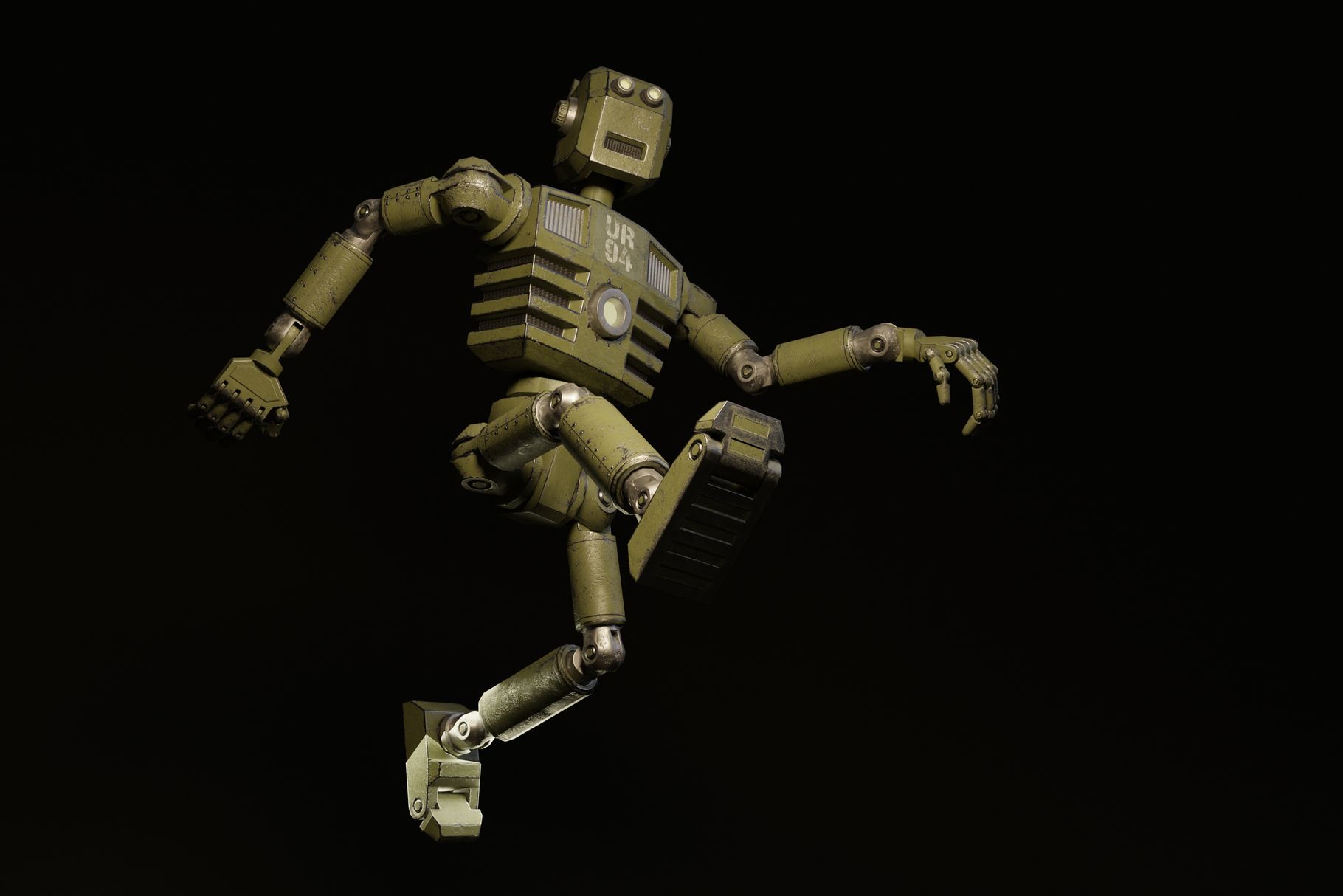 Mechanical Robot In Steampunk Style by Agor2012 | 3DOcean