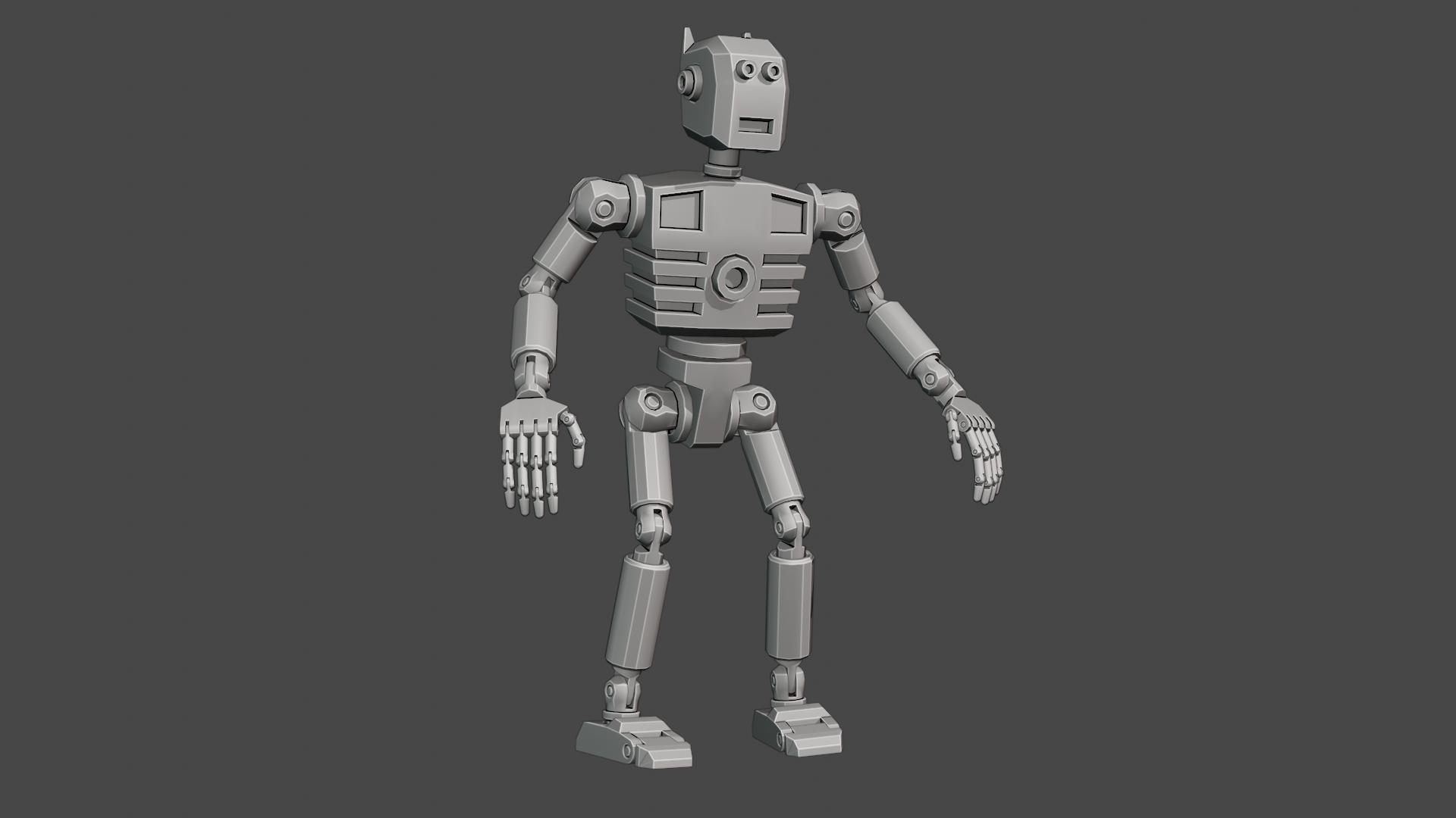 Mechanical Robot In Steampunk Style by Agor2012 | 3DOcean