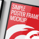Simple Poster Frame Mockup, Graphics | GraphicRiver