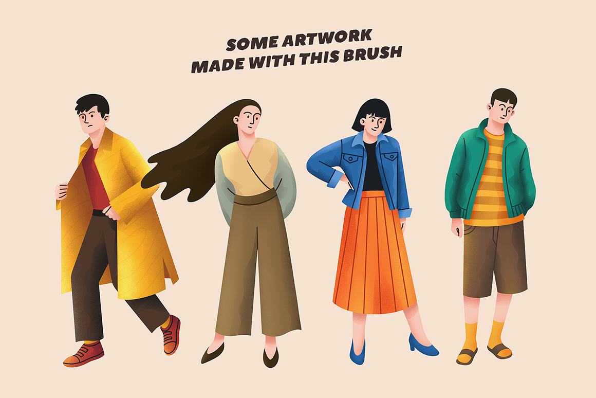 Esteros - Procreate Brushes By Nurmiftah, Add-ons | GraphicRiver