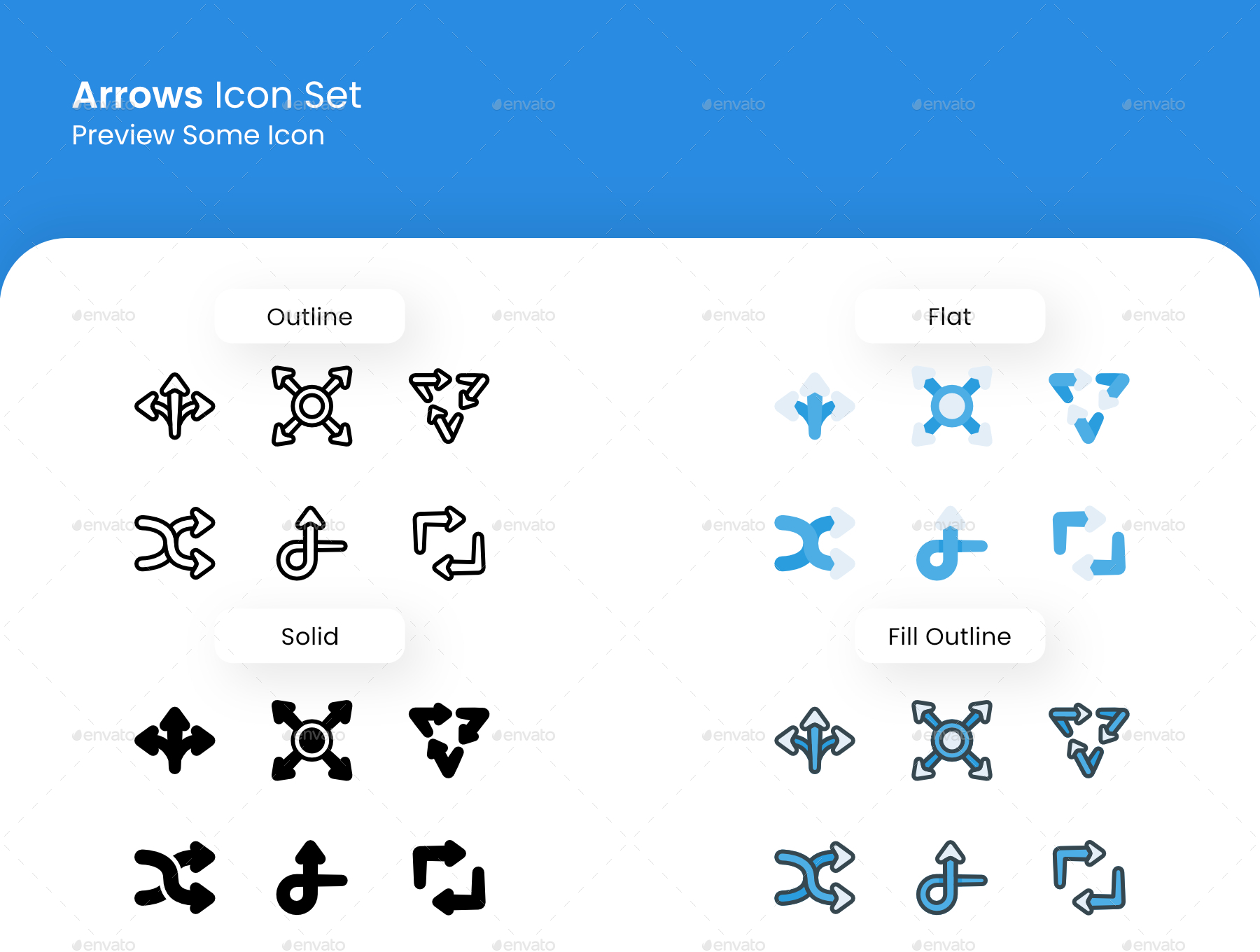Arrow Icons, Icons | GraphicRiver