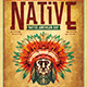 Native American Day Flyer Template V1, Print Templates | GraphicRiver
