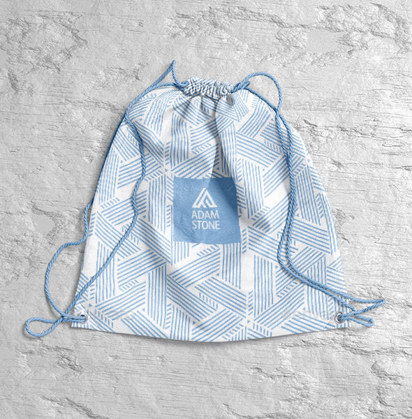 Drawstring Backpack Mockup, Graphics | GraphicRiver