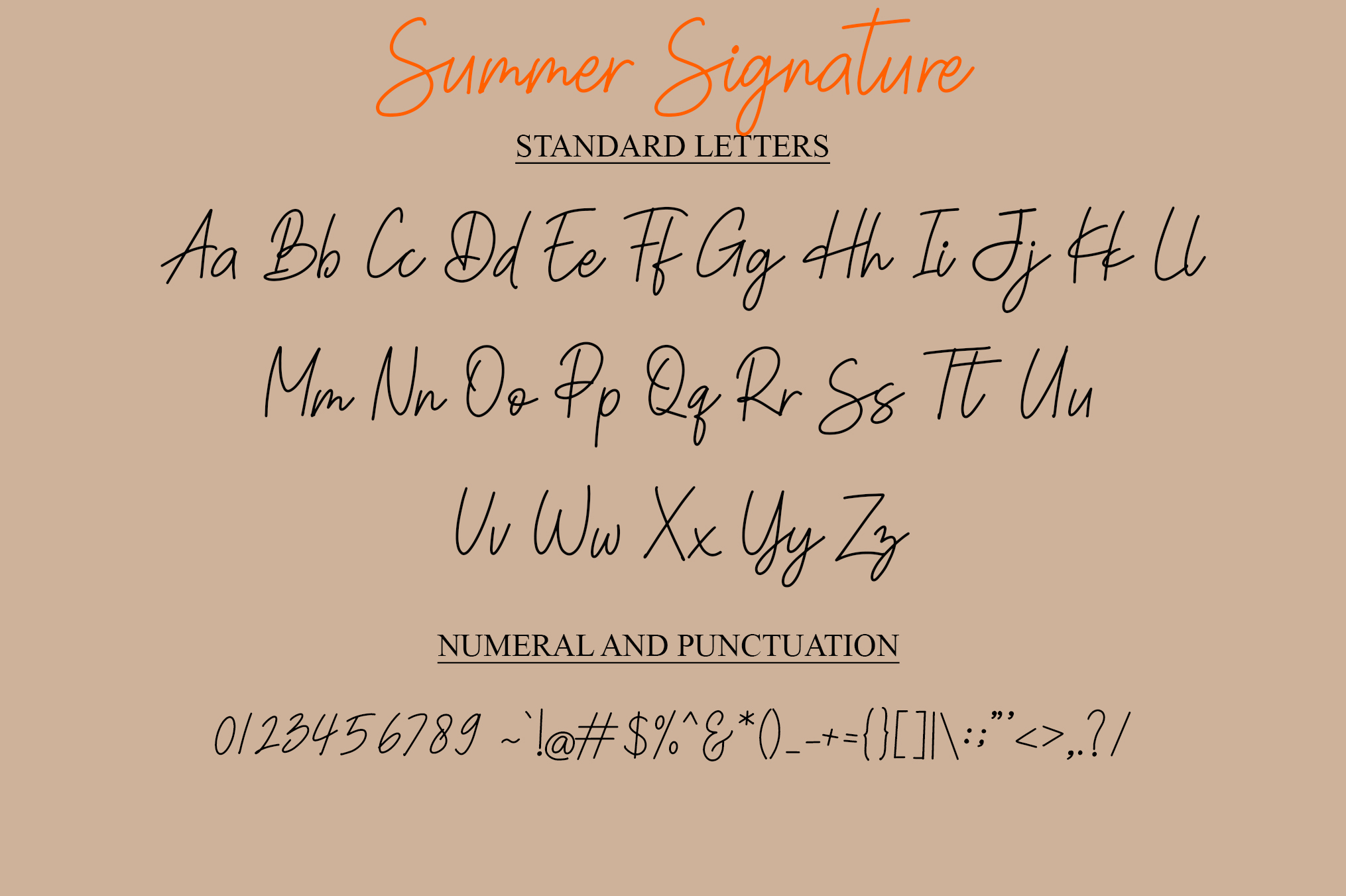 Summer Signature, Fonts | GraphicRiver