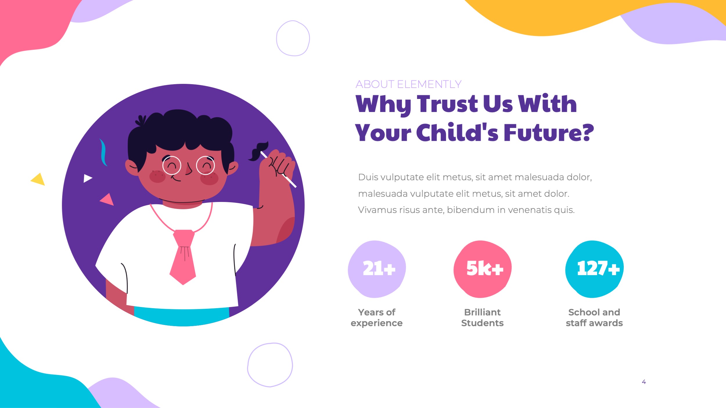 Elementary School PowerPoint Presentation Template, Presentation Templates