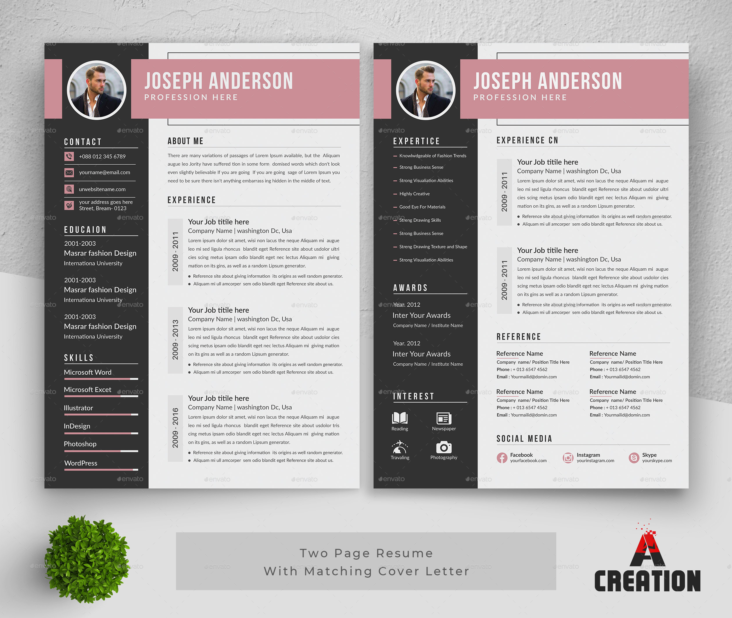 Resume Bundle, Print Templates | GraphicRiver