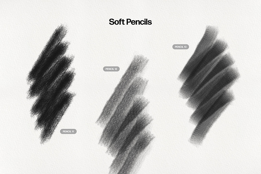 Basic Pencil Procreate Brushes, Add-ons | GraphicRiver