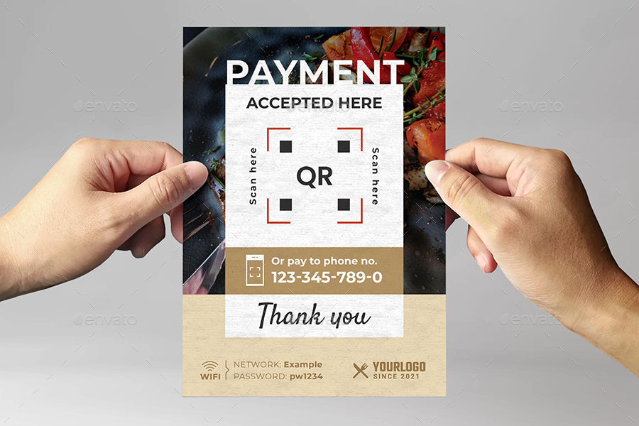 QR code Scan Flyer Template Vol.5, Print Templates | GraphicRiver