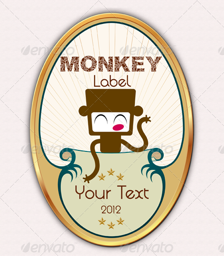 Funny Label by Tatysol | GraphicRiver