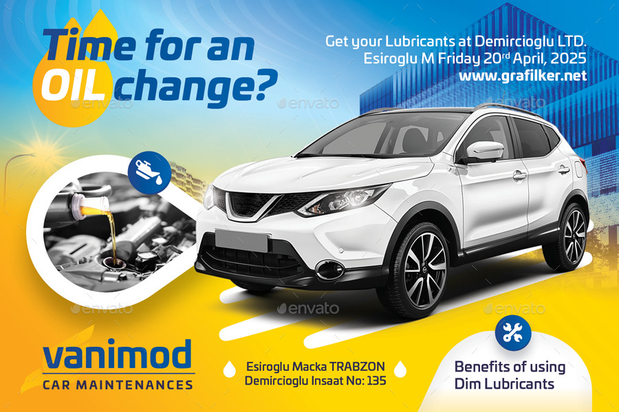 Car Maintenance Postcard Templates, Print Templates | GraphicRiver