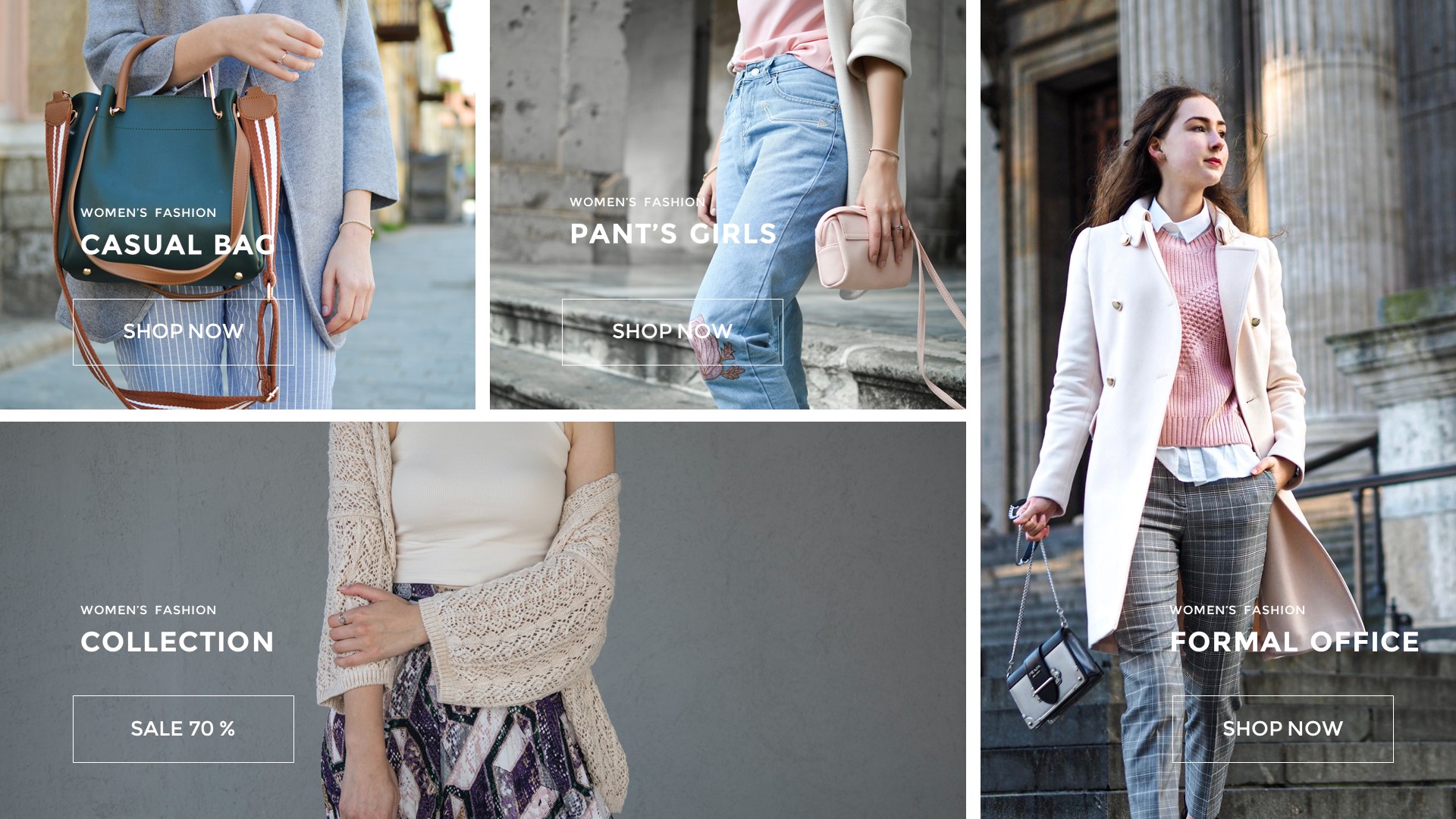 Ladies - Fashion & Clothing PowerPoint Template, Presentation Templates