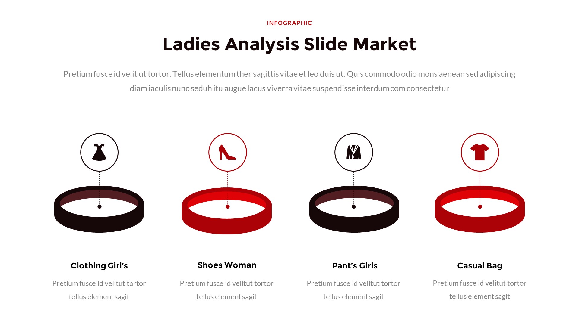 Ladies - Fashion & Clothing PowerPoint Template, Presentation Templates