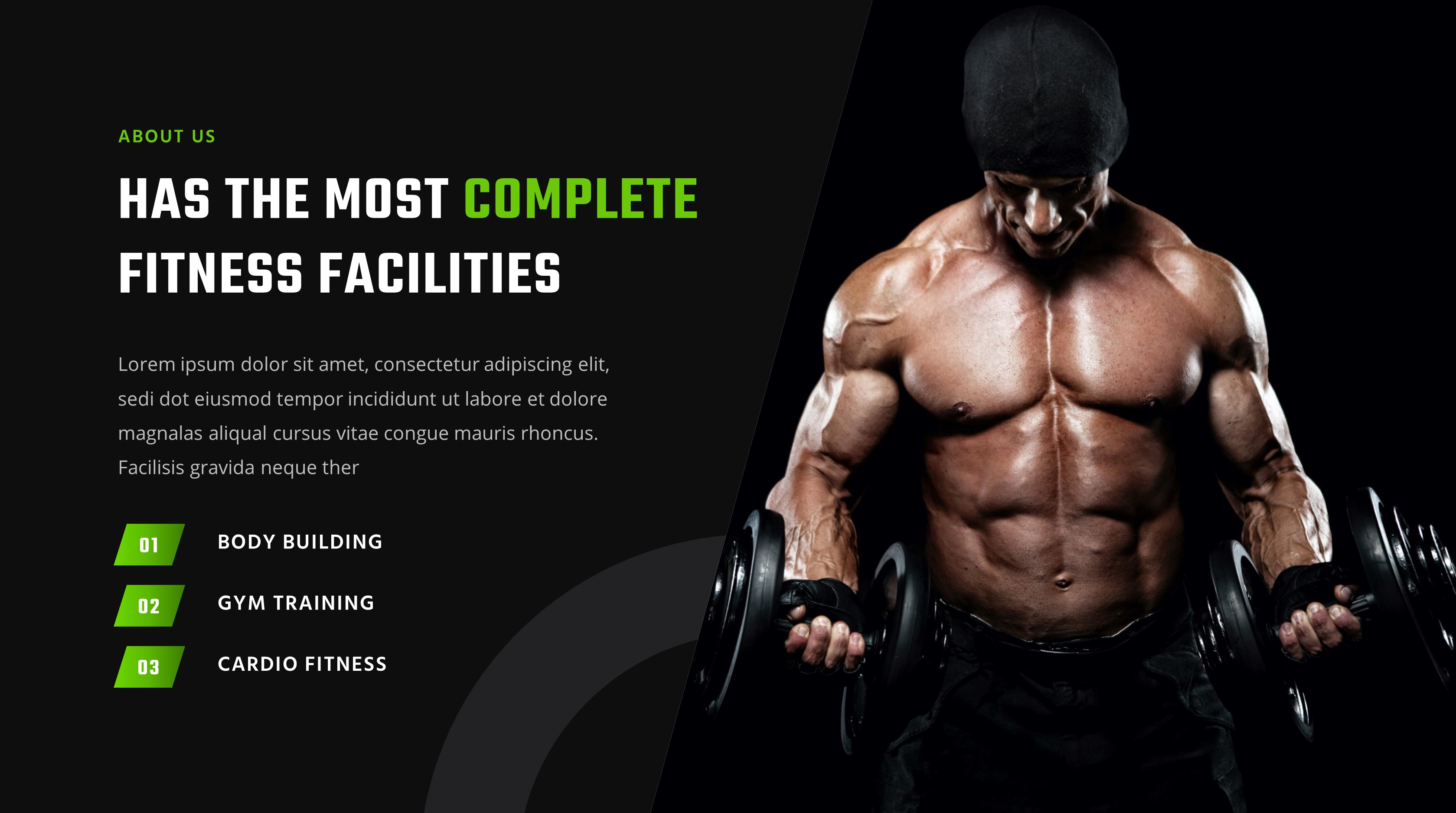 Workout - GYM, Fitness & Sports Google Slides Template, Presentation ...