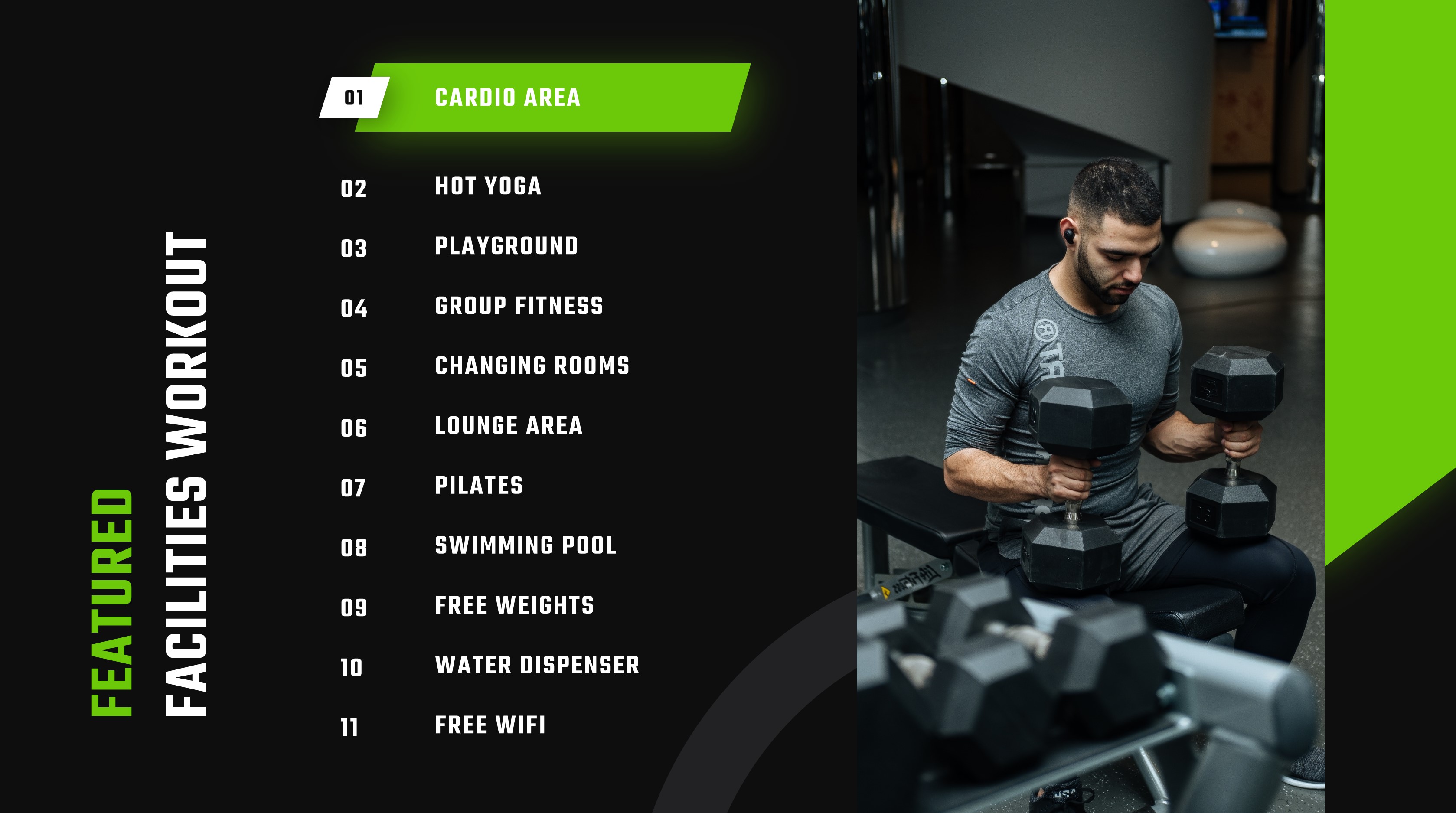 Workout - GYM, Fitness & Sports Google Slides Template, Presentation ...