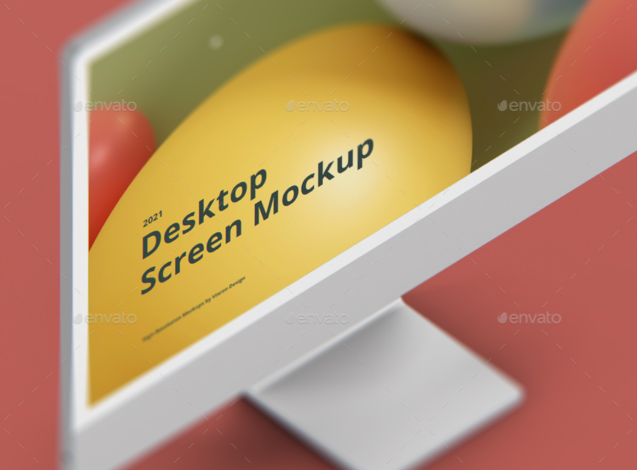 Desktop Screen Mockup 2021, Graphics | GraphicRiver