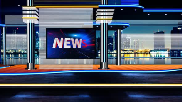 Virtual Studio Background, Motion Graphics | VideoHive