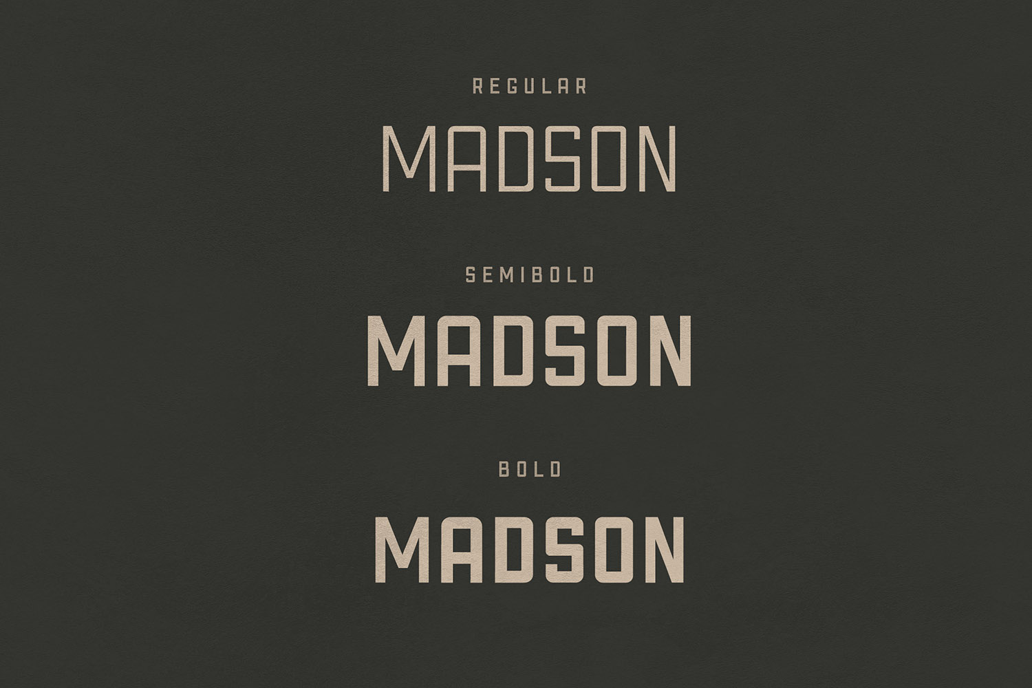 Madson - Masculine Modern Typeface, Fonts | GraphicRiver