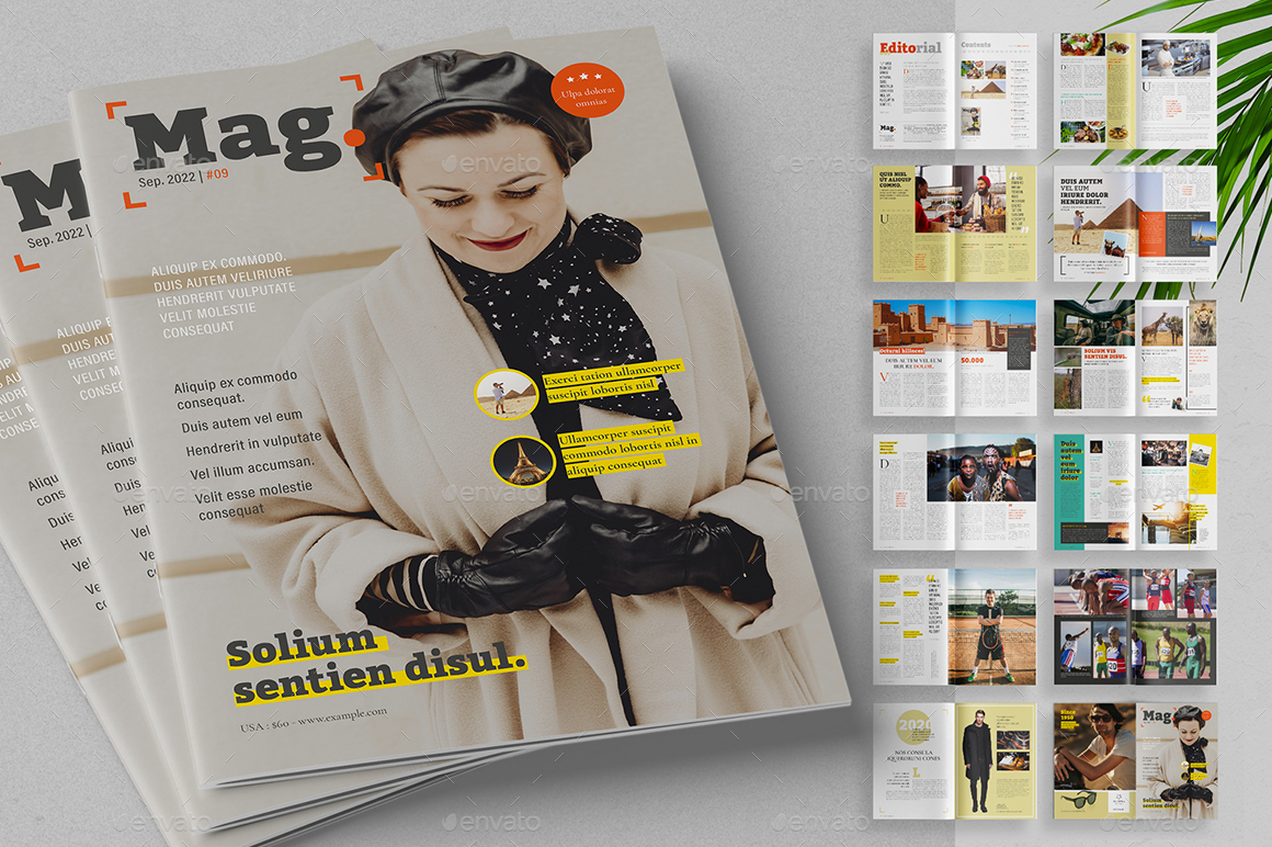 Magazine, Print Templates | GraphicRiver