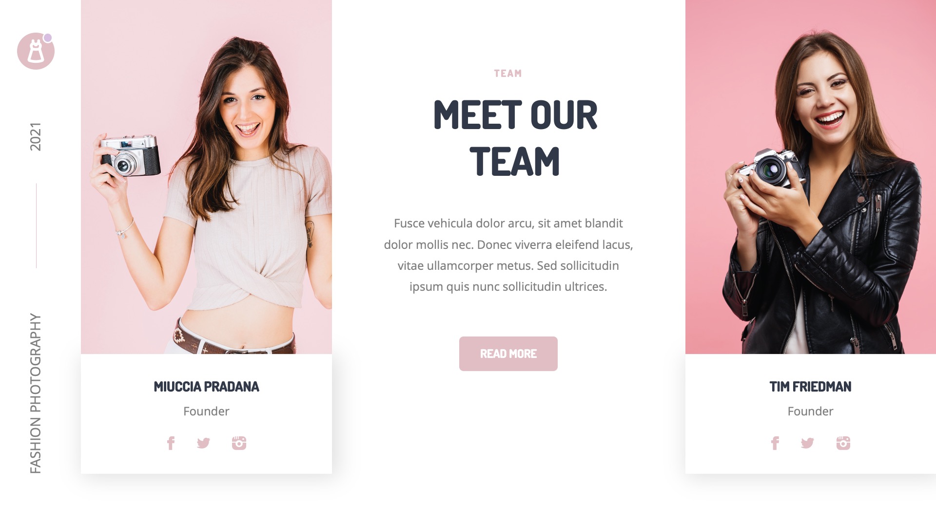 Bienca - Fashion Photography Keynote Template, Presentation Templates