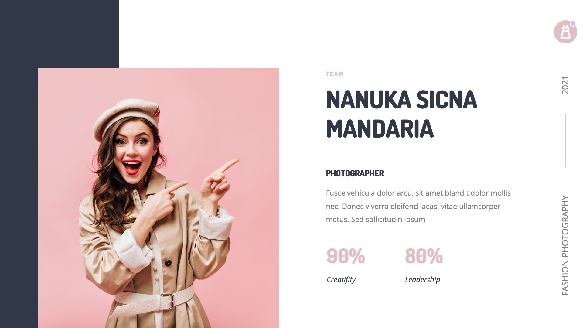 Bienca - Fashion Photography Keynote Template, Presentation Templates