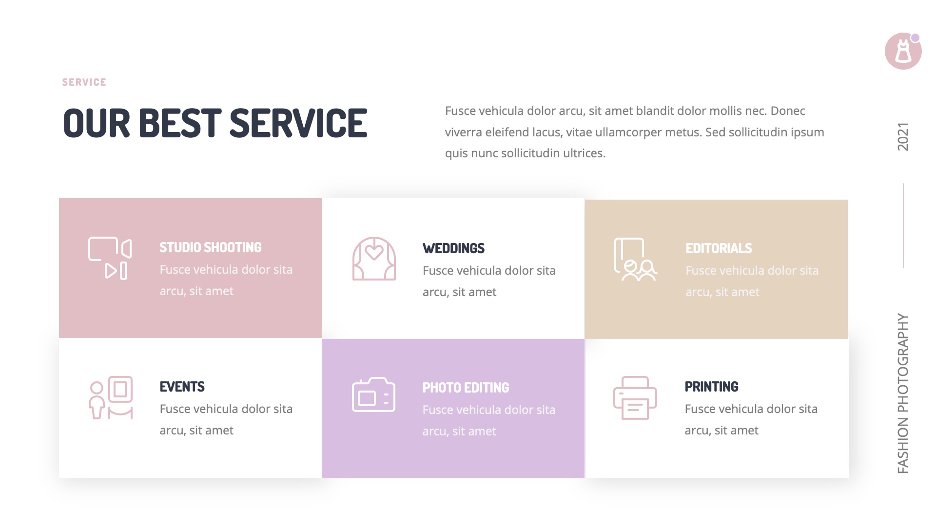 Bienca - Fashion Photography Keynote Template, Presentation Templates