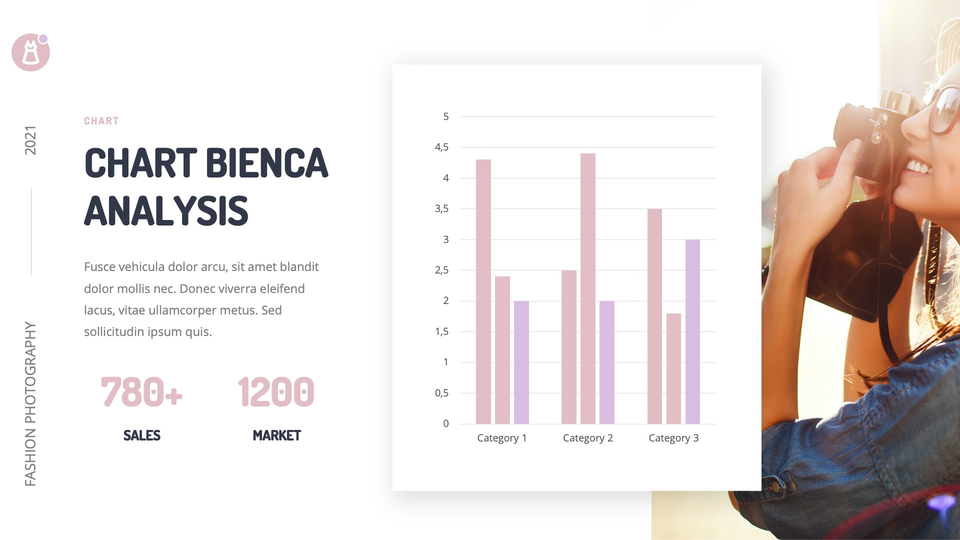 Bienca - Fashion Photography Keynote Template, Presentation Templates