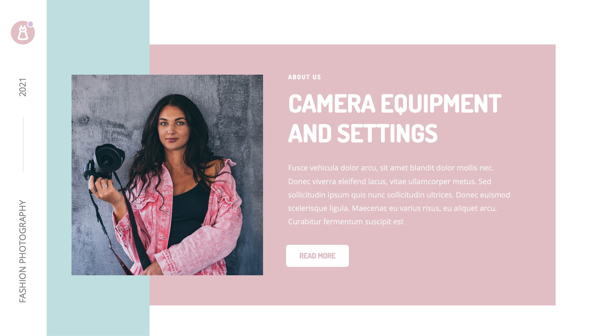 Bienca - Fashion Photography Keynote Template, Presentation Templates