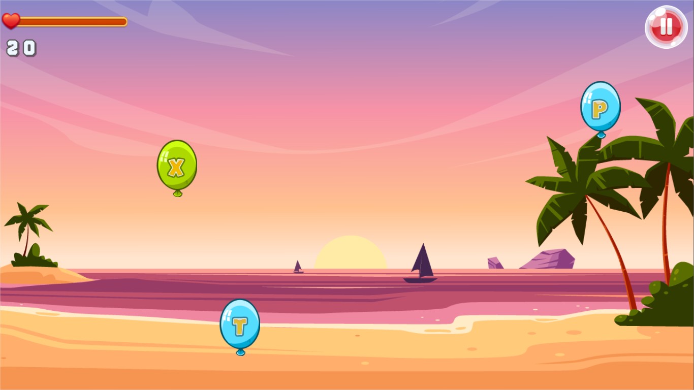 Letters popping - HTML5 Game - Web, Mobile and FB Instant games(CAPX, C3p and HTML5) by LinBeck