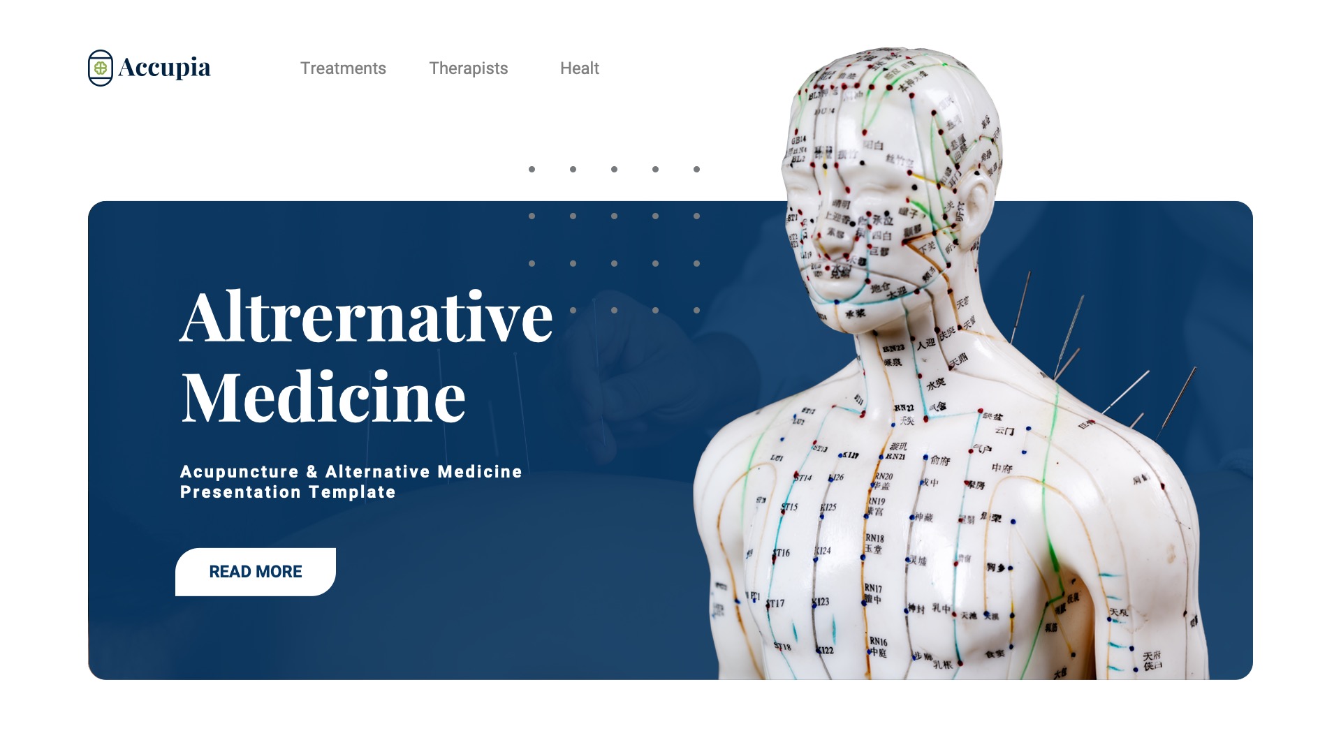 Accupia - Acupuncture & Alternative Medicine Powerpoint Template ...