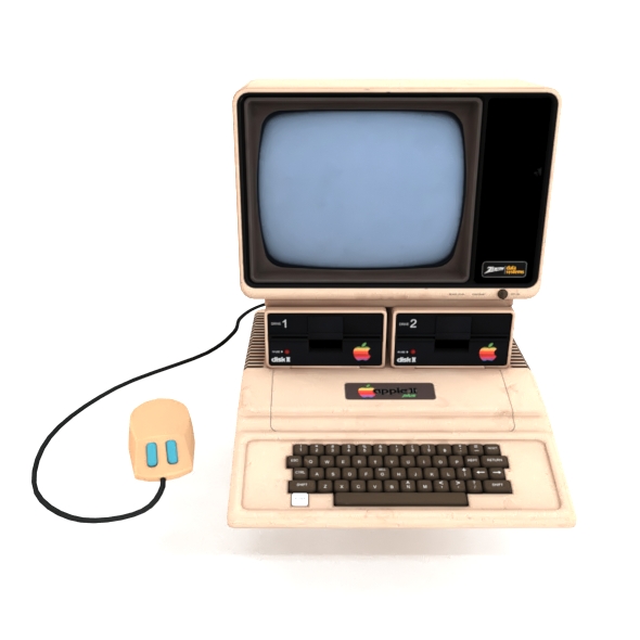 Apple II Computer by 3dmodeling | 3DOcean