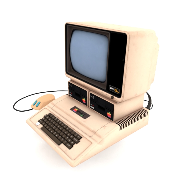 Apple II Computer by 3dmodeling | 3DOcean