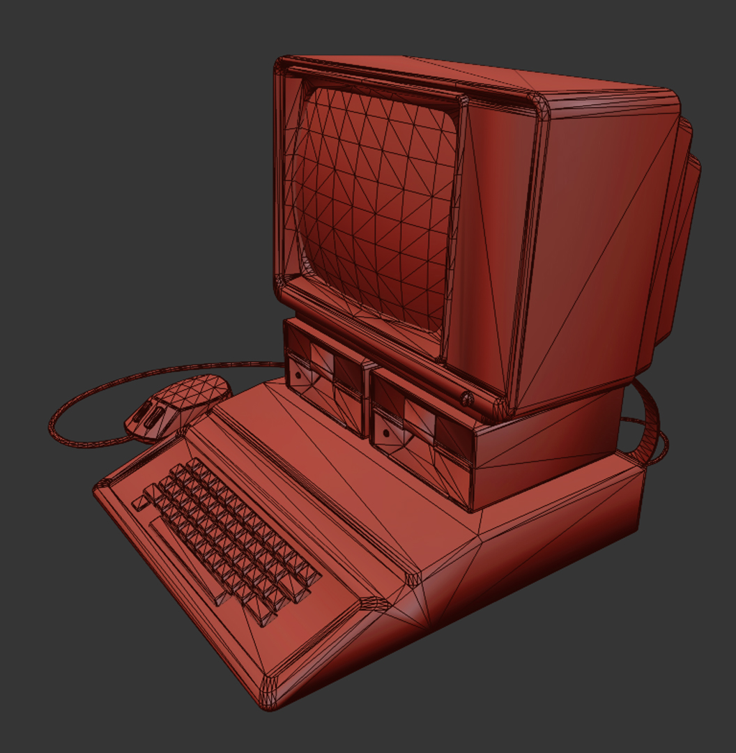 Apple II Computer by 3dmodeling | 3DOcean