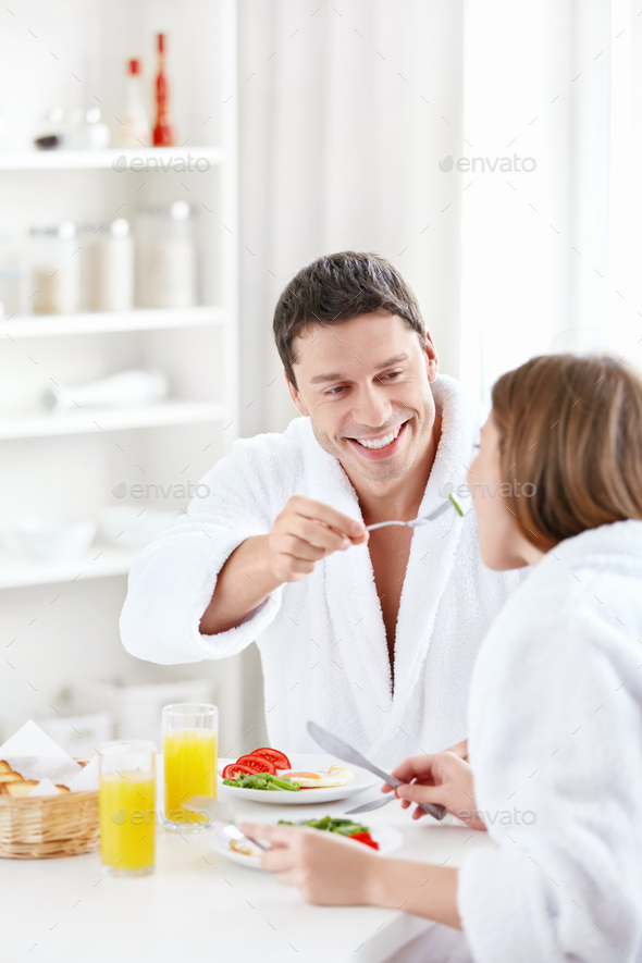 People eat Stock Photo by AboutImages | PhotoDune