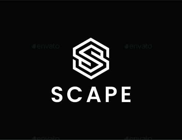 LETTER S LOGO - SCAPE, Logo Templates | GraphicRiver