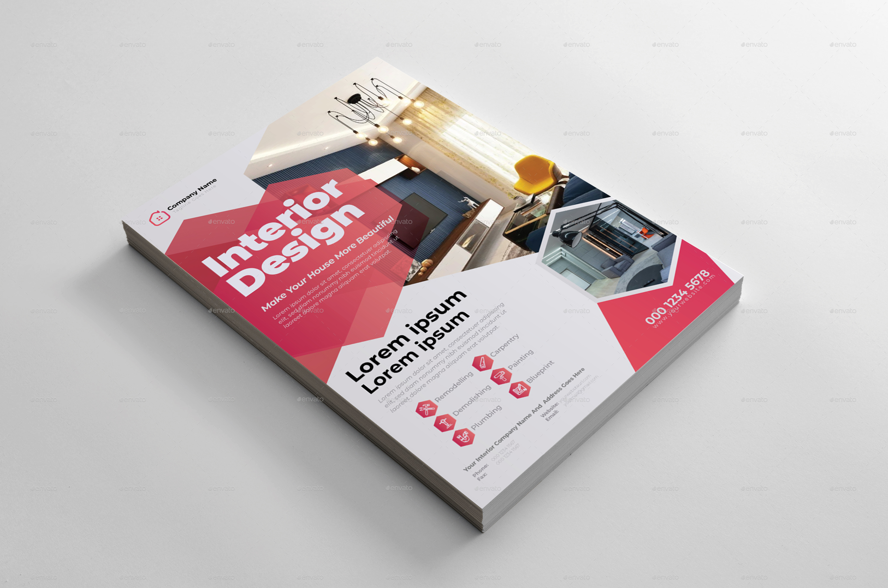 Corporate Flyer Template Design, Print Templates | GraphicRiver