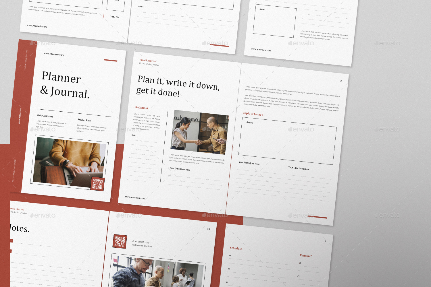 Plan and Journal, Print Templates | GraphicRiver