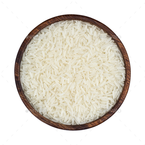 Jasmine rice isolated on white background Stock Photo by xamtiw | PhotoDune