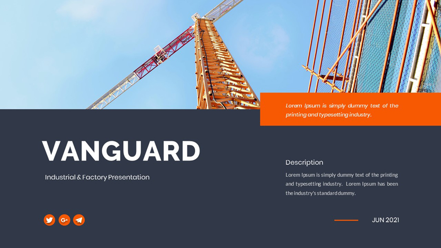 Vanguard - Industrial & Factory Google Slides Template, Presentation ...