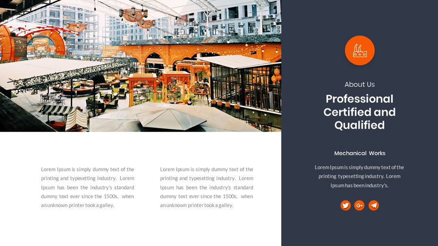 Vanguard - Industrial & Factory Google Slides Template, Presentation ...