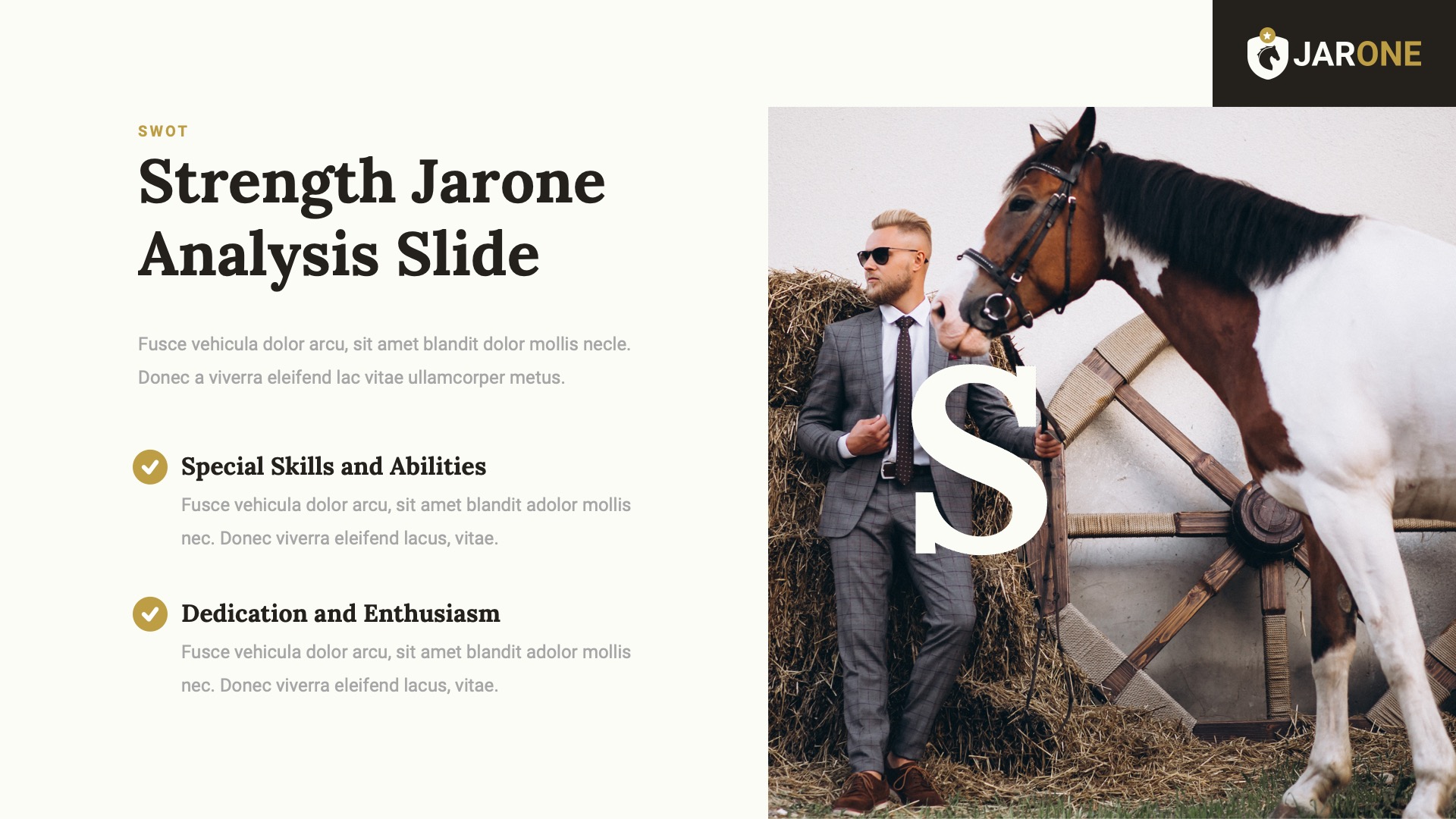 JARONE - Equestrian & Horse Riding Club Google Slides Template ...