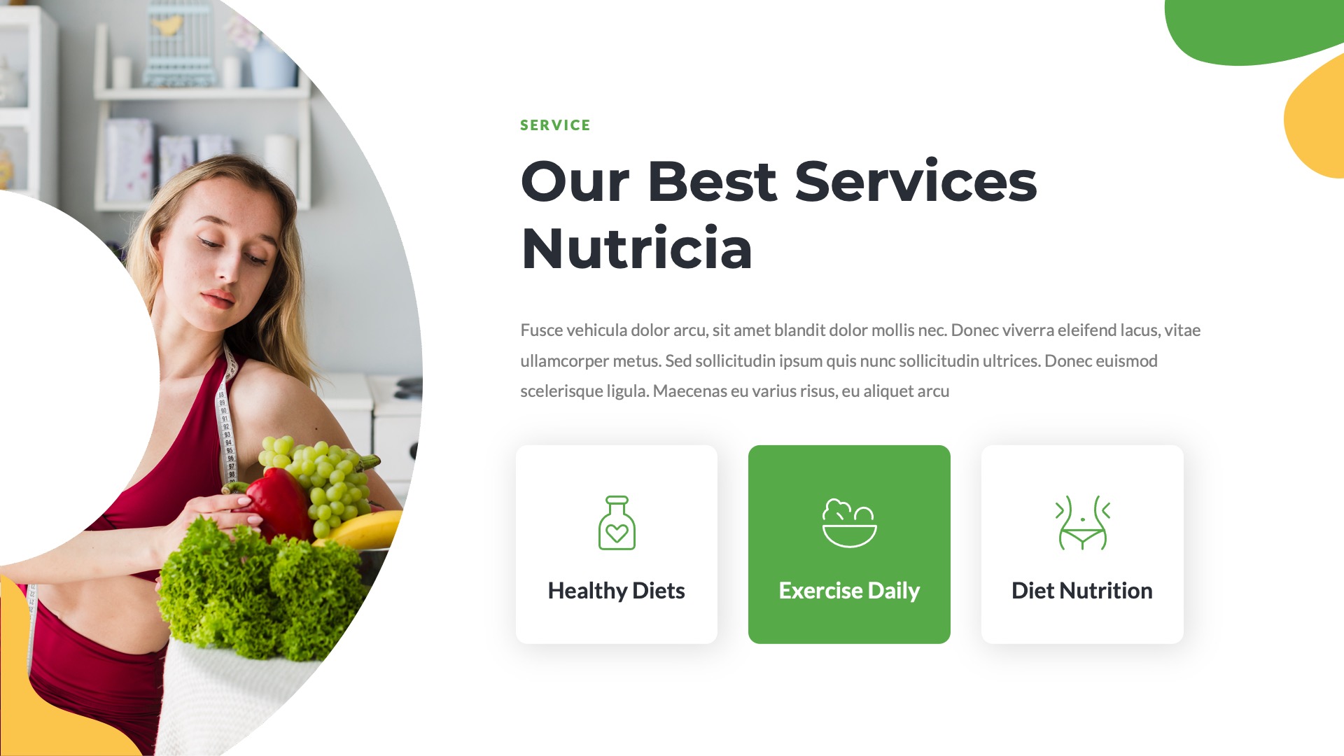 Nutricia - Health Food & Diet Nutrition Google Slides Template ...