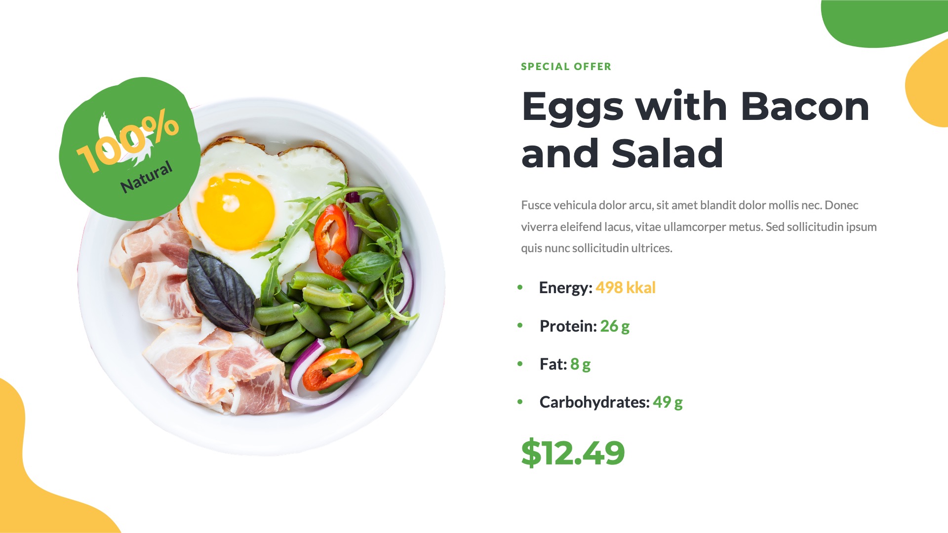 Nutricia - Health Food & Diet Nutrition Google Slides Template ...