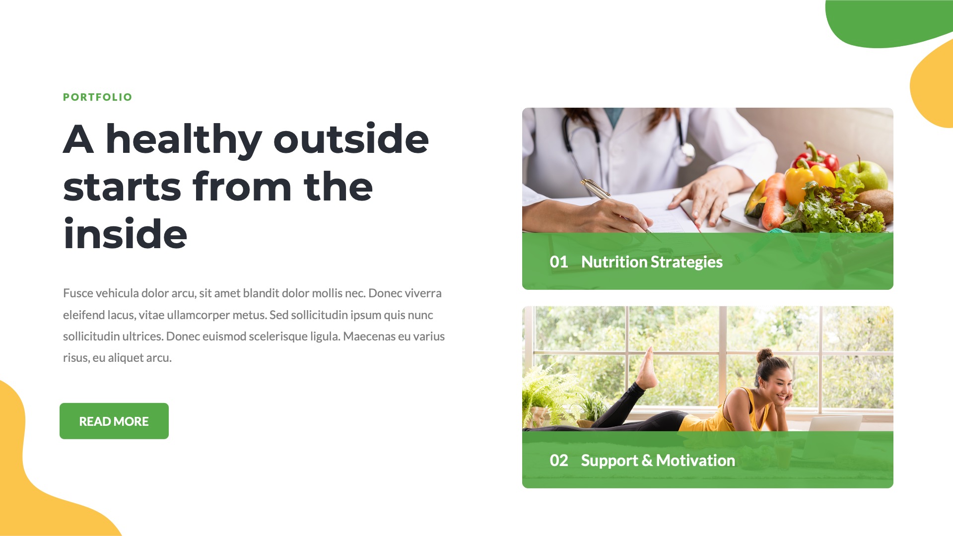 Nutricia - Health Food & Diet Nutrition Google Slides Template ...