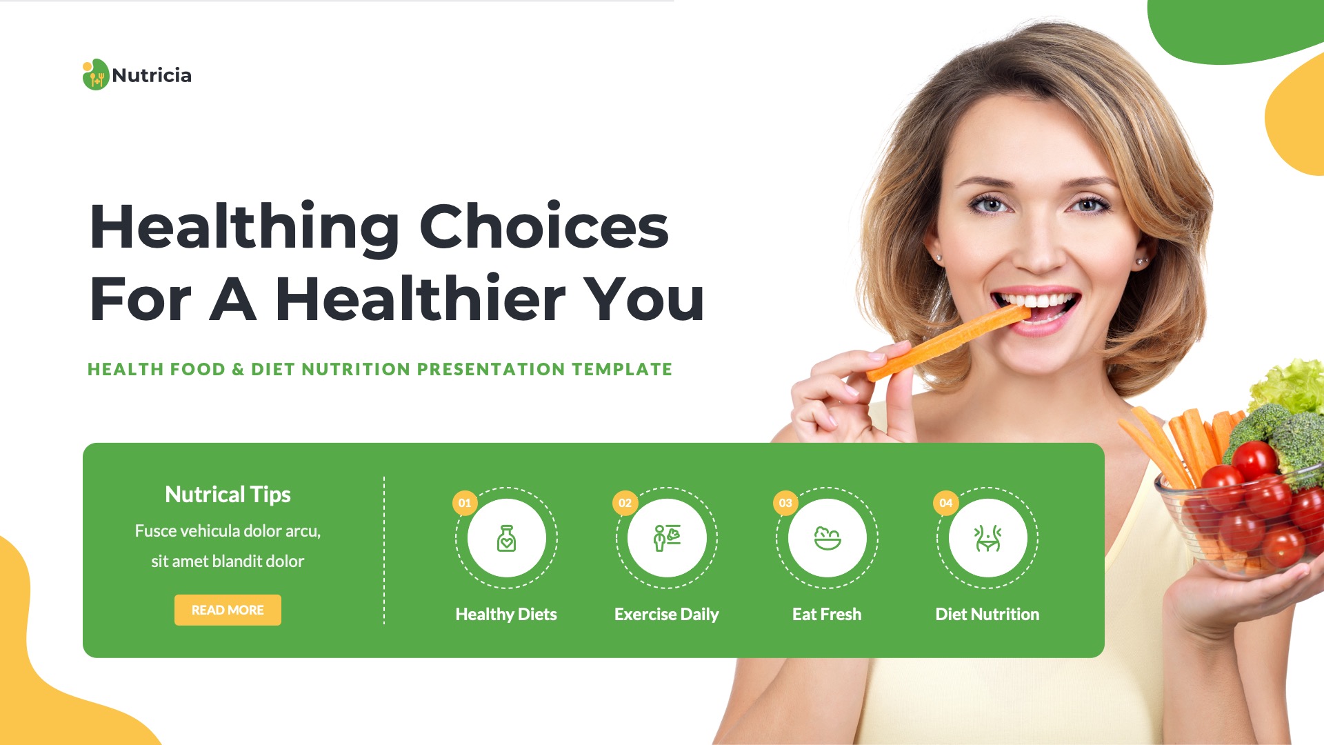 Nutricia - Health Food & Diet Nutrition Google Slides Template ...